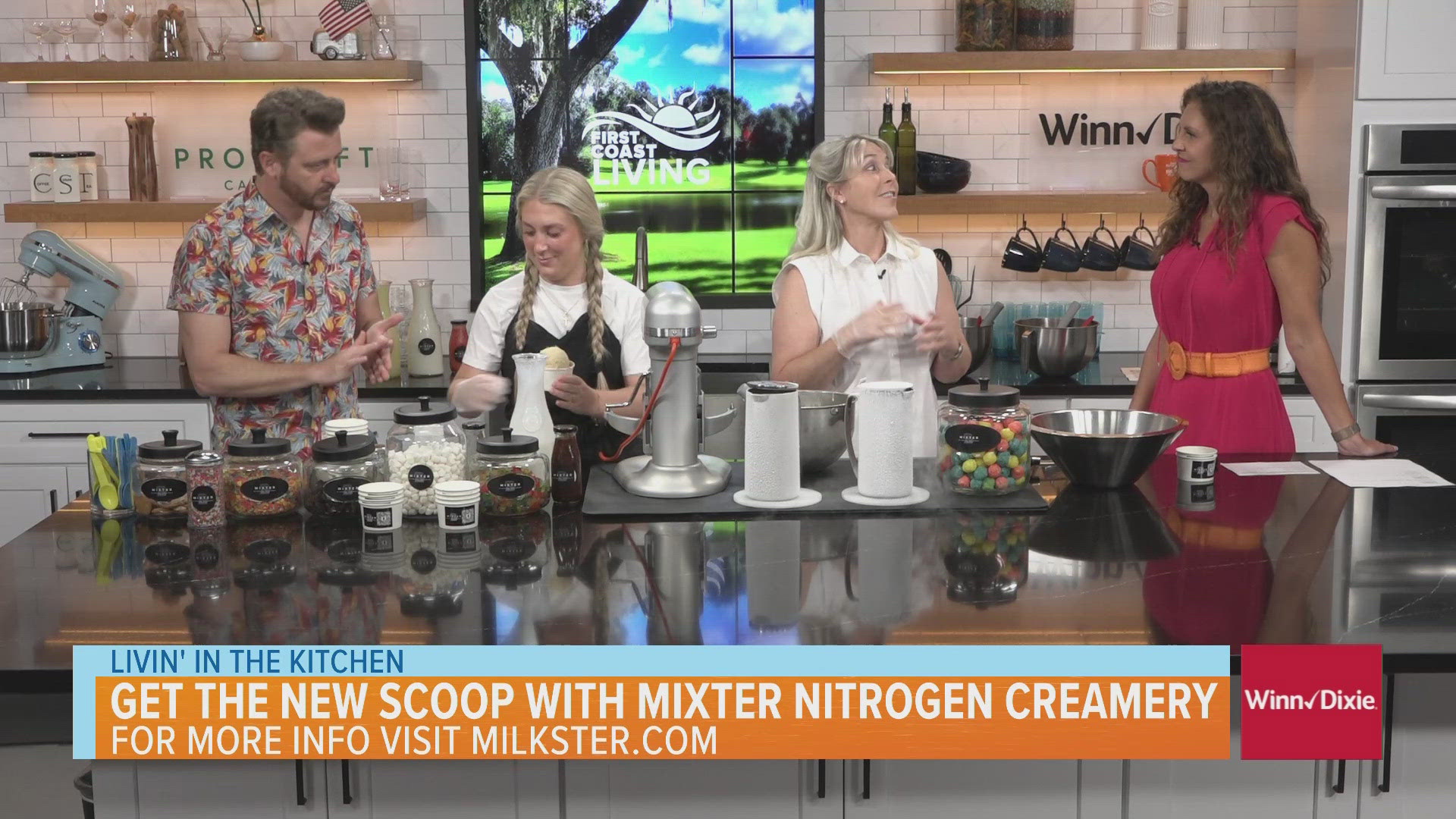 Livin' in the Kitchen with Mixter Nitrogen Creamery + Coffee | Trying ...