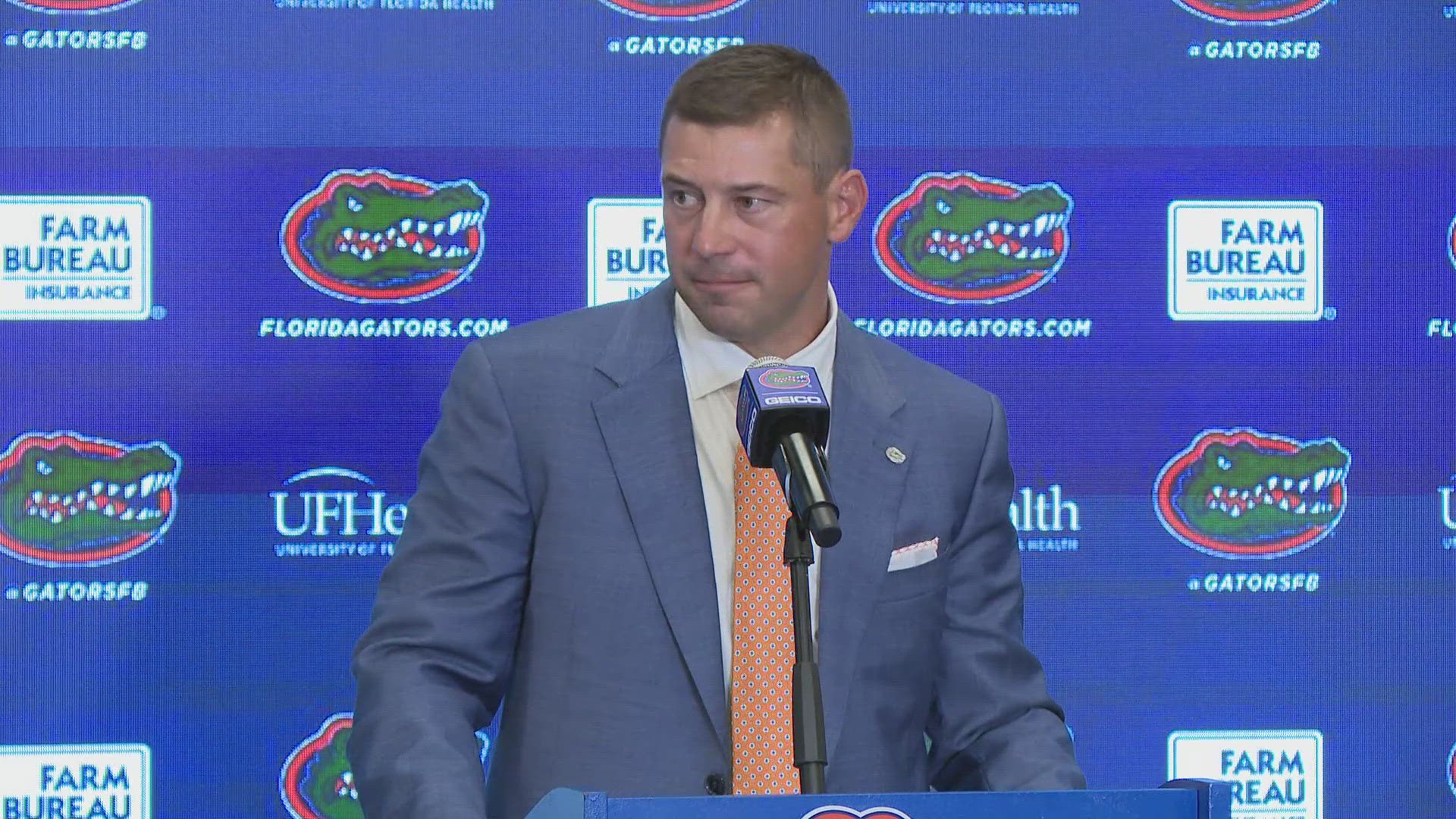 With Florida legends on hand, new Gators coach Jon Sumrall promises to ...