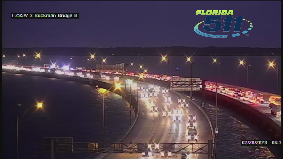 Car rear-ended, pushed off the Buckman Bridge in Jacksonville ...