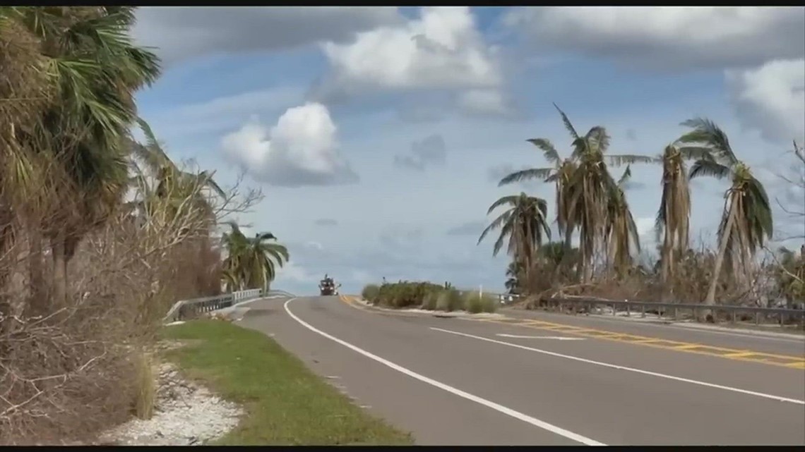 JEA Trucks part of first convoy across Sanibel Causeway ... JEA Trucks part of first convoy across Sanibel Causeway ...
