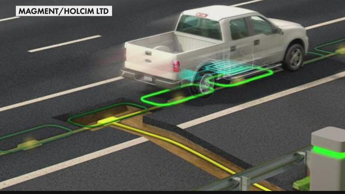 Testing a new cement that can charge your car as you drive ...