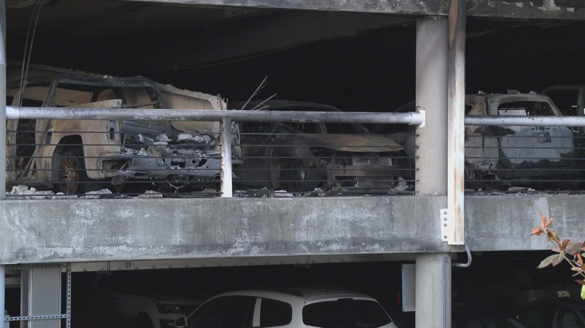 JAX airport reopens to flights following multi-vehicle fire in parking ...