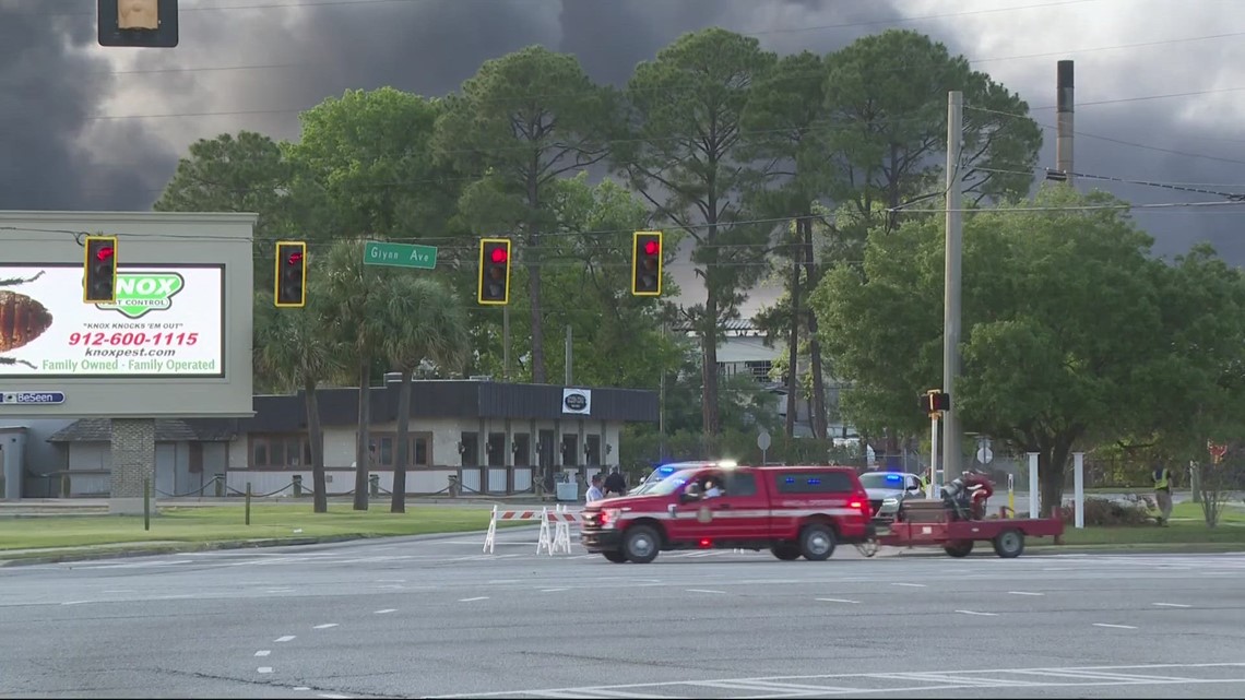 Pinova factory fire is out, evacuation and shelter-in-place orders ...