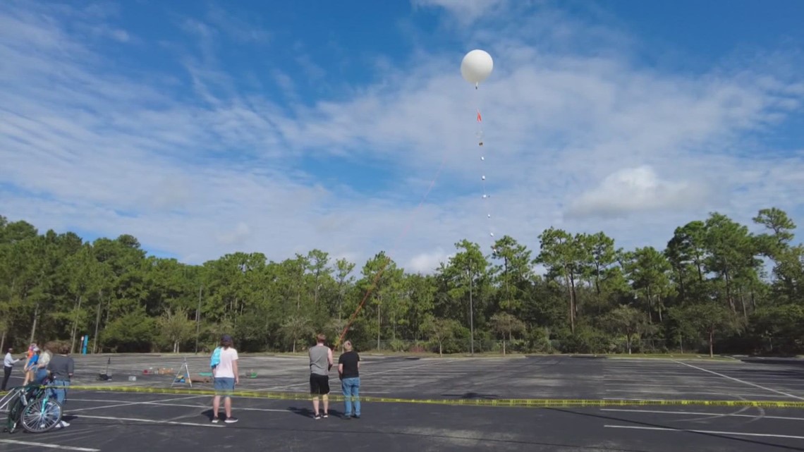 UNF students launch balloon as part of NASA research project ...