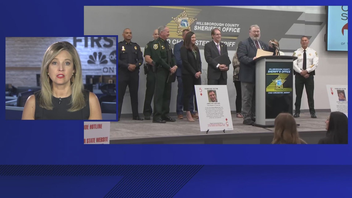 Florida law enforcement to issue deck of cards featuring cold cases | firstcoastnews.com
