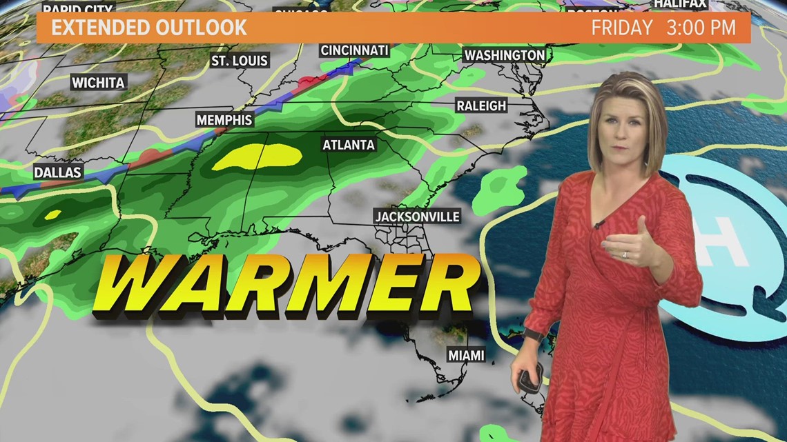 Heating up with plenty of sunshine and warm, southwest breezes ...