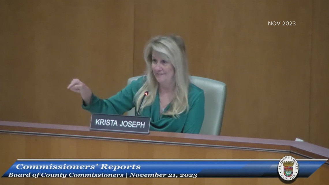 St. Johns County Commission votes to not discuss Krista Keating Joseph ...