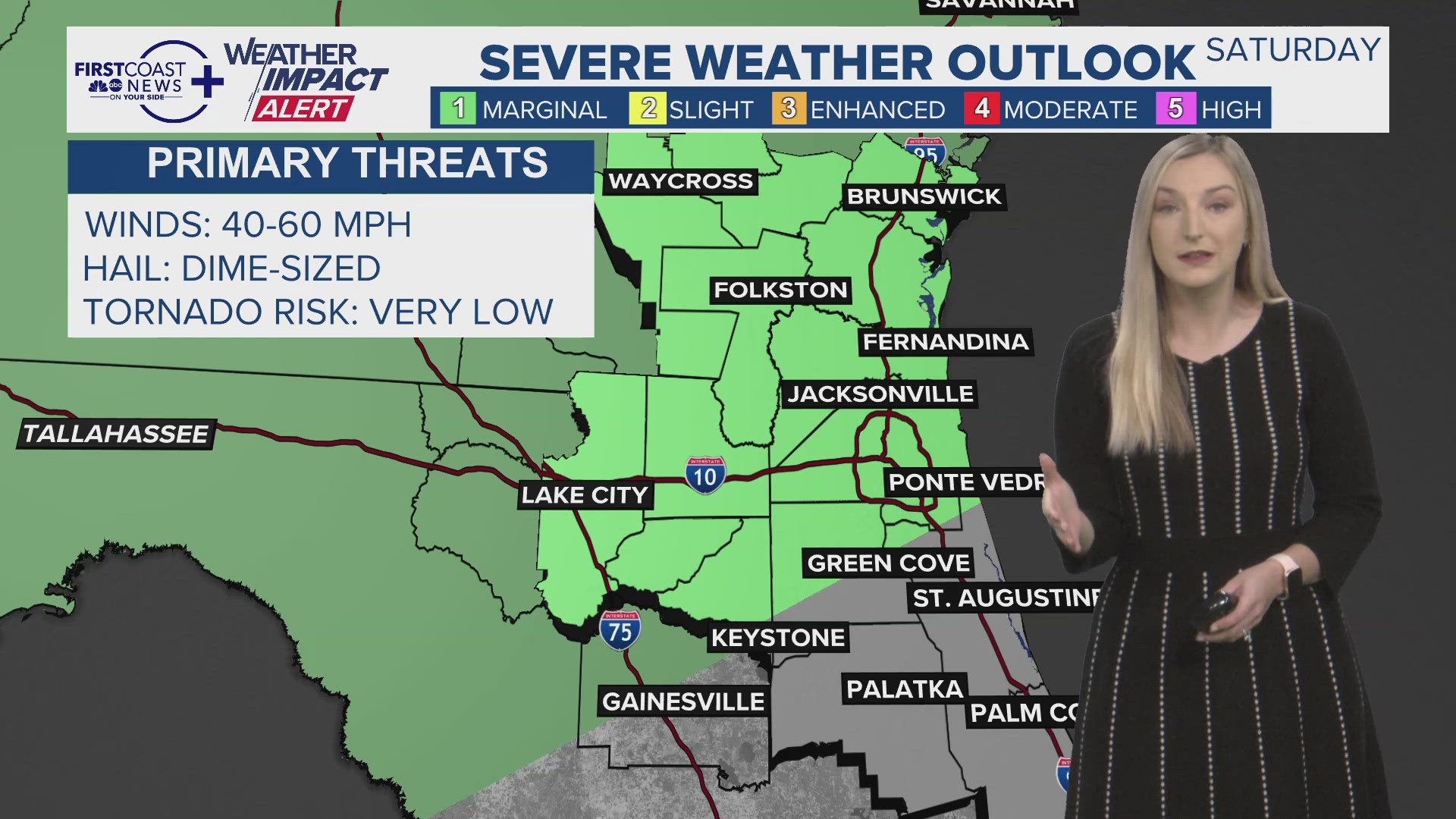 Weather Impact Alert: Rain, storms move through today | firstcoastnews.com