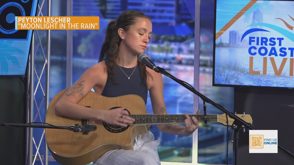 Peyton Lescher performs 'Moonlight in the Rain' | firstcoastnews.com