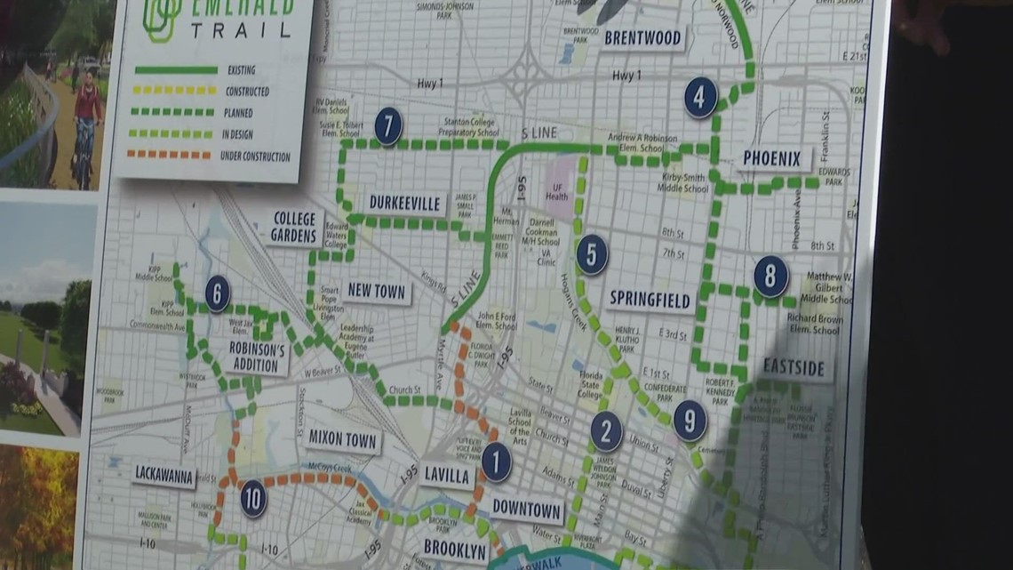 Jacksonville officials discuss progression of Emerald Trail with new ...