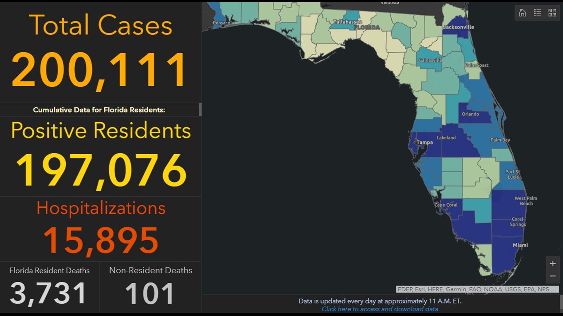As Florida's COVID-19 cases rise, deaths and hospitalizations plummet ...