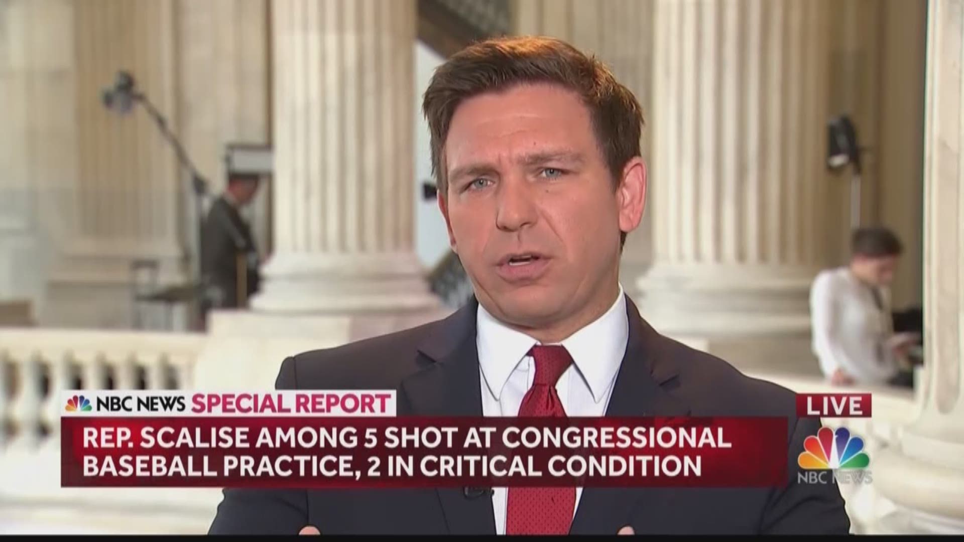 Rep. DeSantis had just left baseball field before shooting, interacted ...