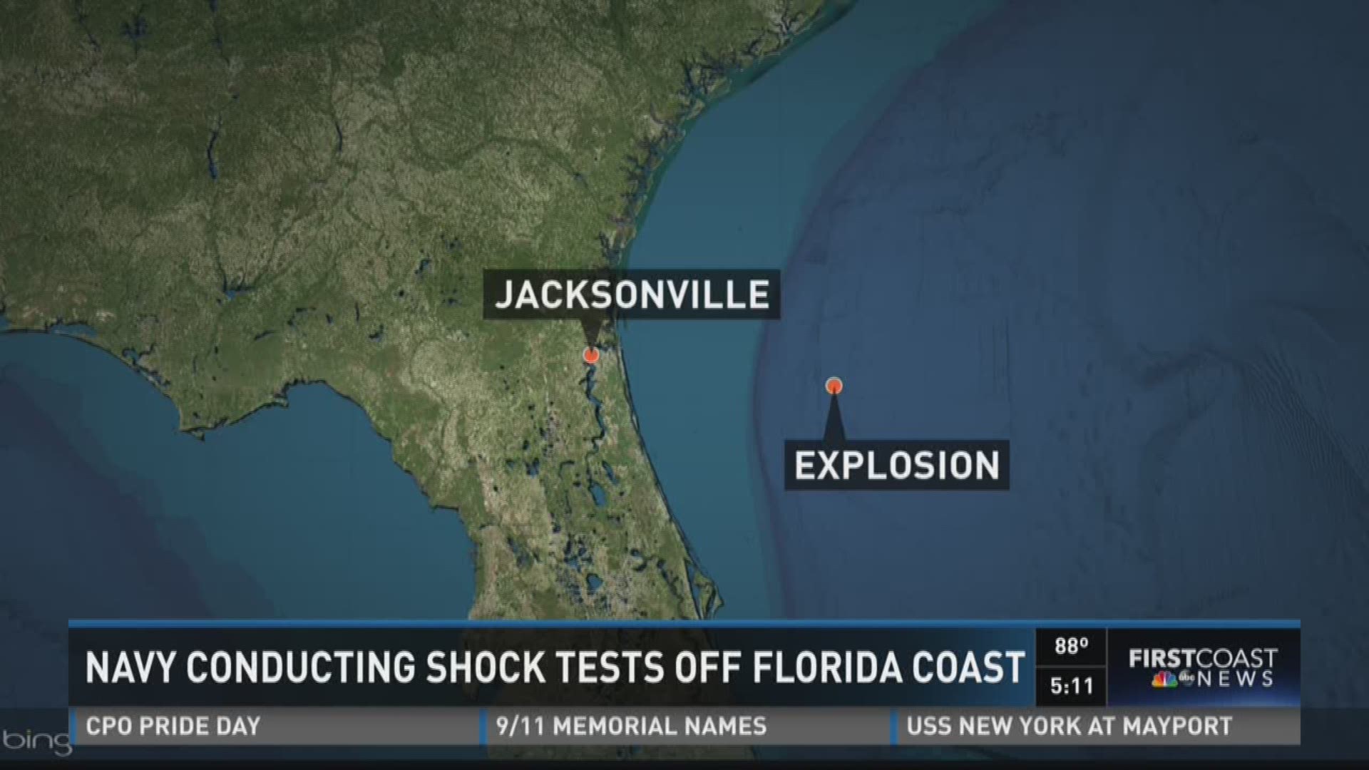 Navy causes earthquake-like explosion reported off coast of northeast ...