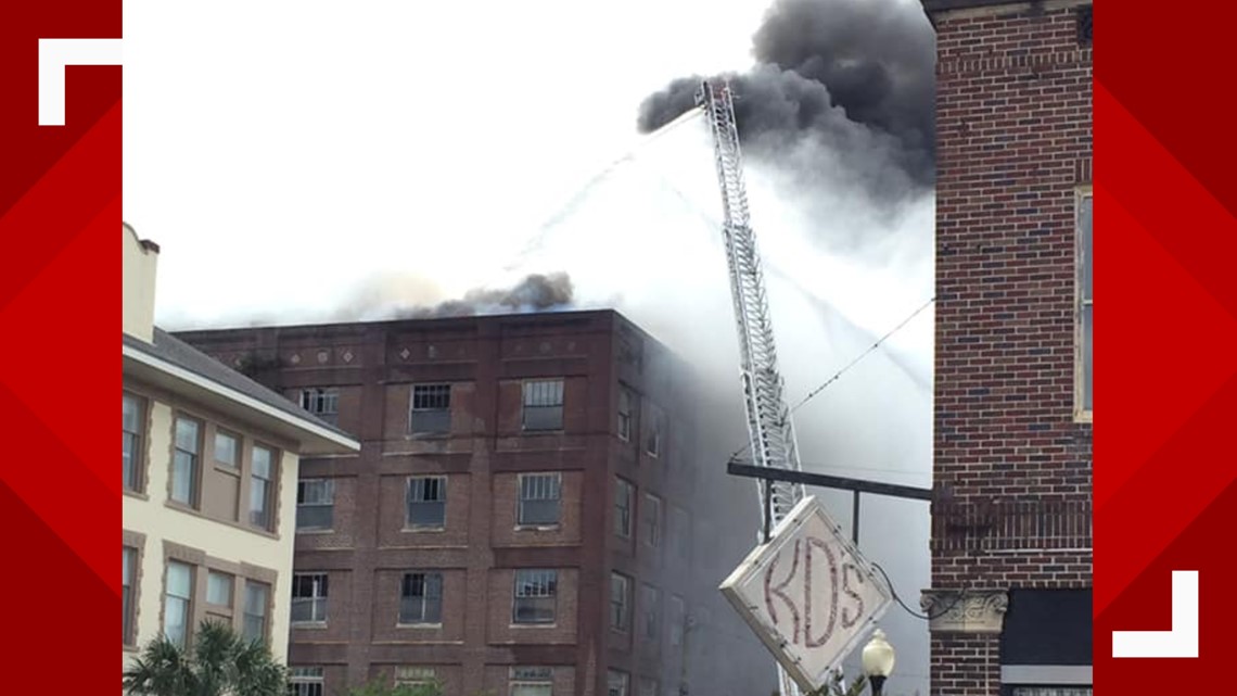 WATCH: Historic 5-story Waycross building goes up in flames ...
