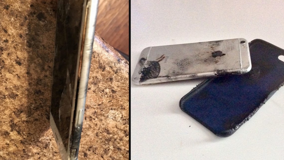 Man describes how iPhone 6S catches fire while charging ...