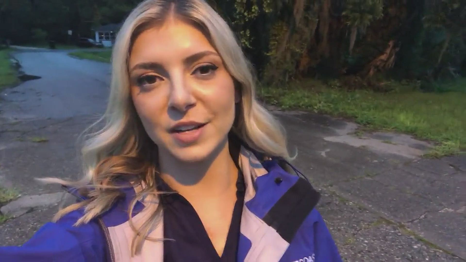 'Eerily calm' conditions in Starke as of 6:30 a.m. | firstcoastnews.com