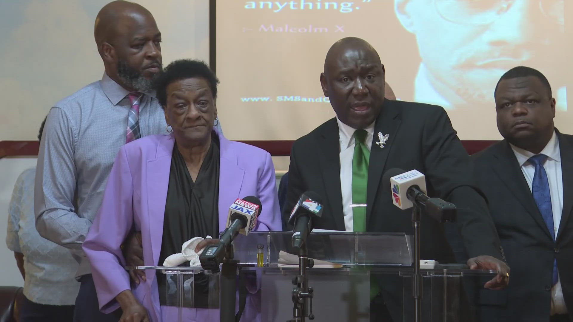 Attorney Ben Crump demands accountability in deadly Clay County deputy ...