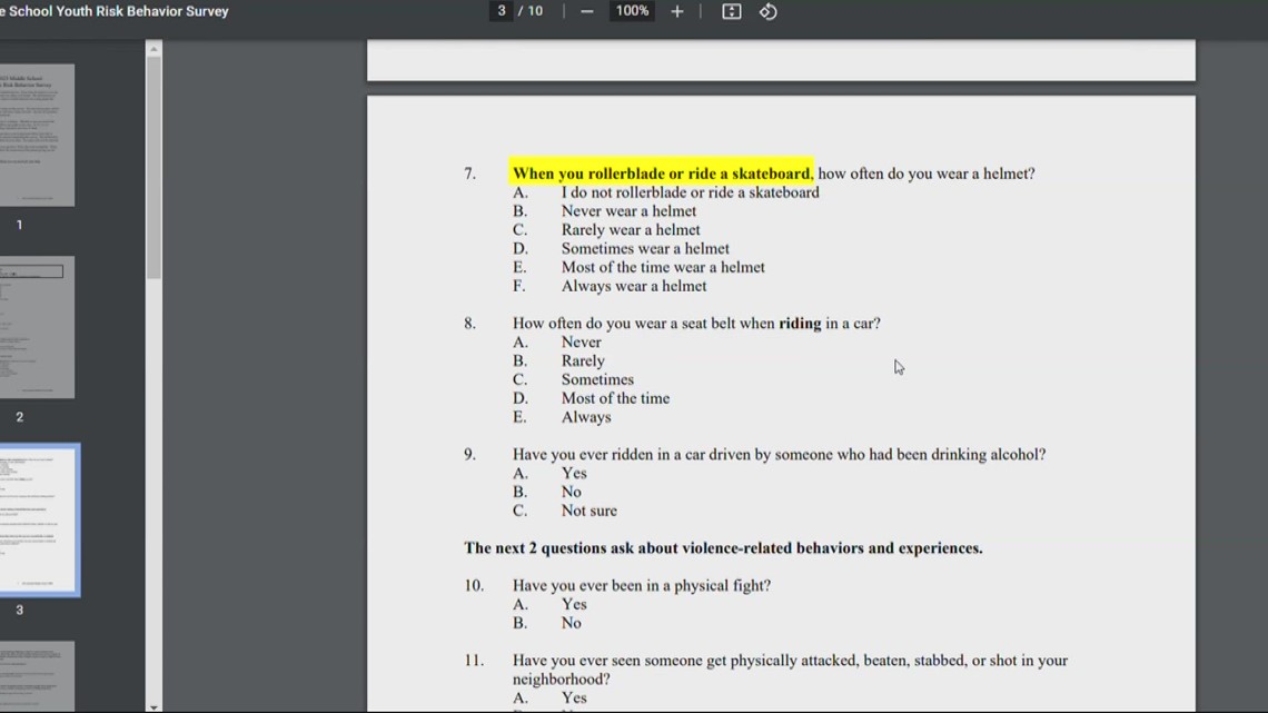 DCPS students are being surveyed about their sexual history ...