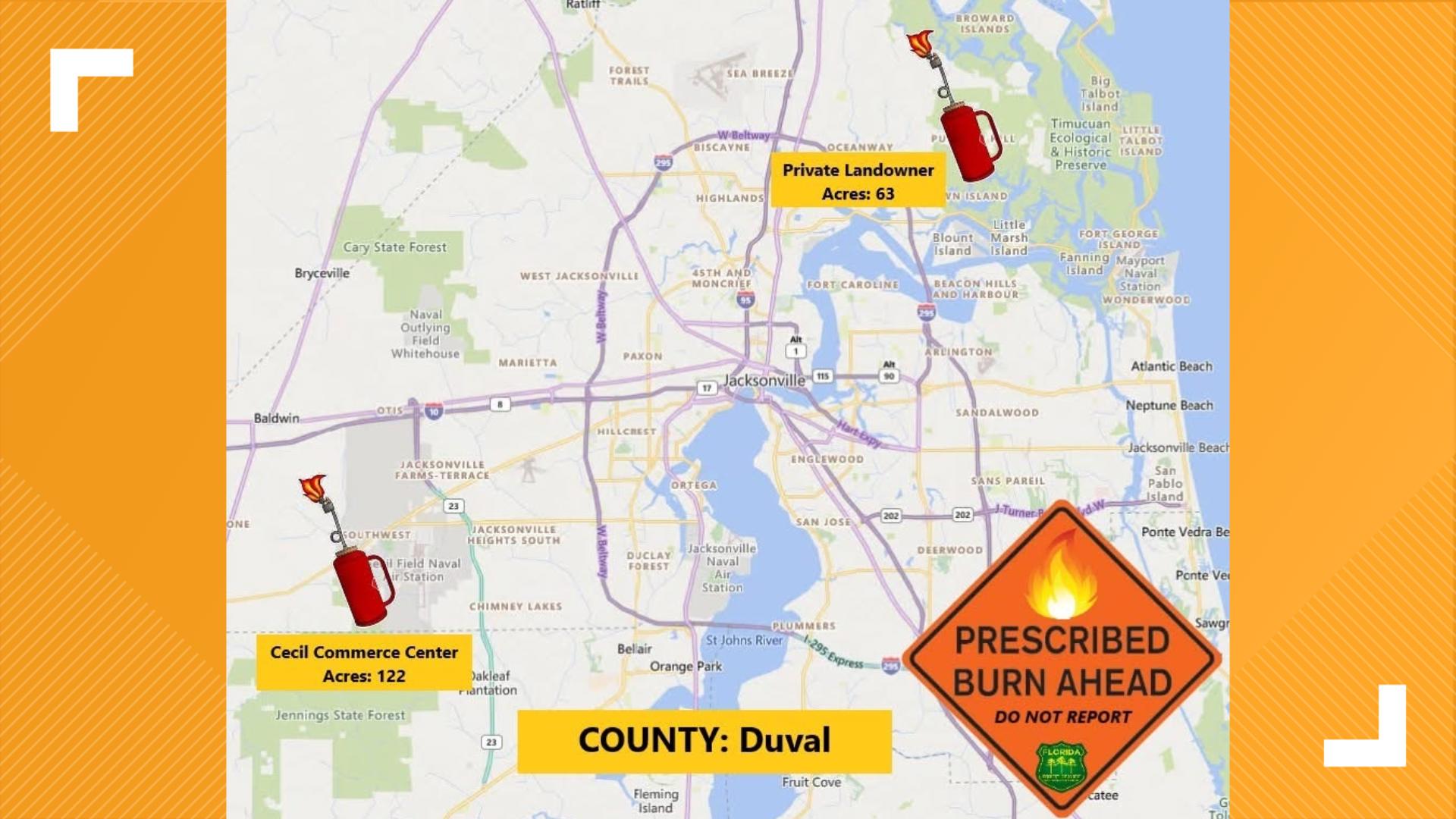 Jacksonville prescribed burns: Tuesday, February 18 | firstcoastnews.com