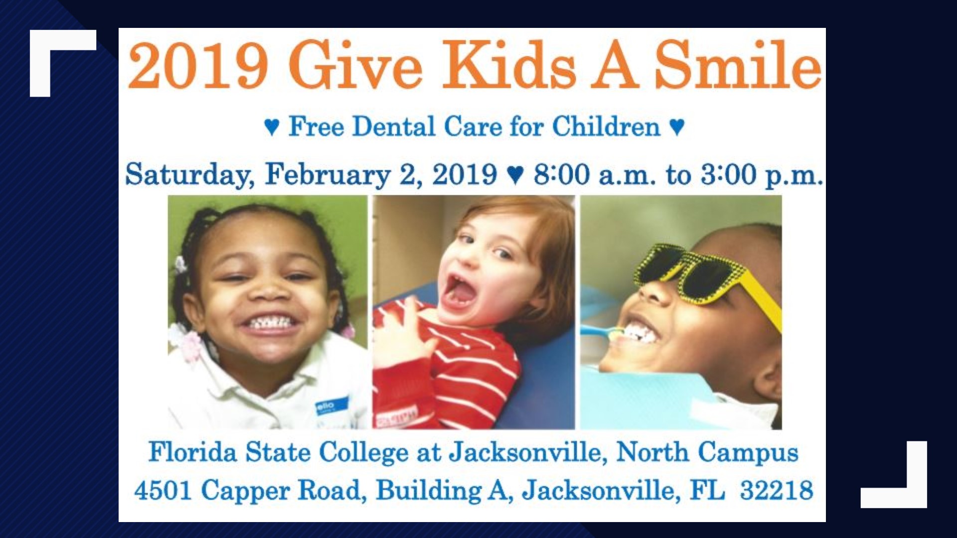 Free dental care for children offered at FSCJ North Campus ...