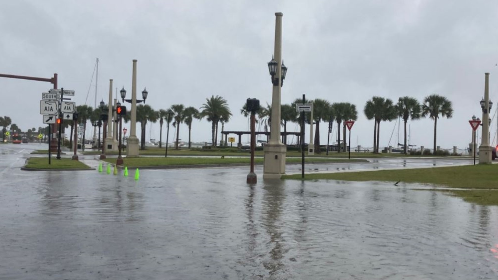 Flooding causes Bridge of Lions in St. Augustine to close ...