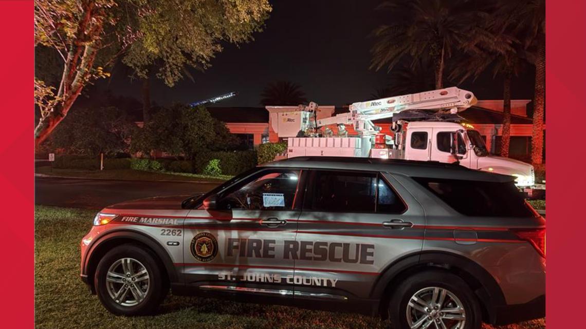 Lightning strike causes fire in St. Johns County, fire rescue says ...