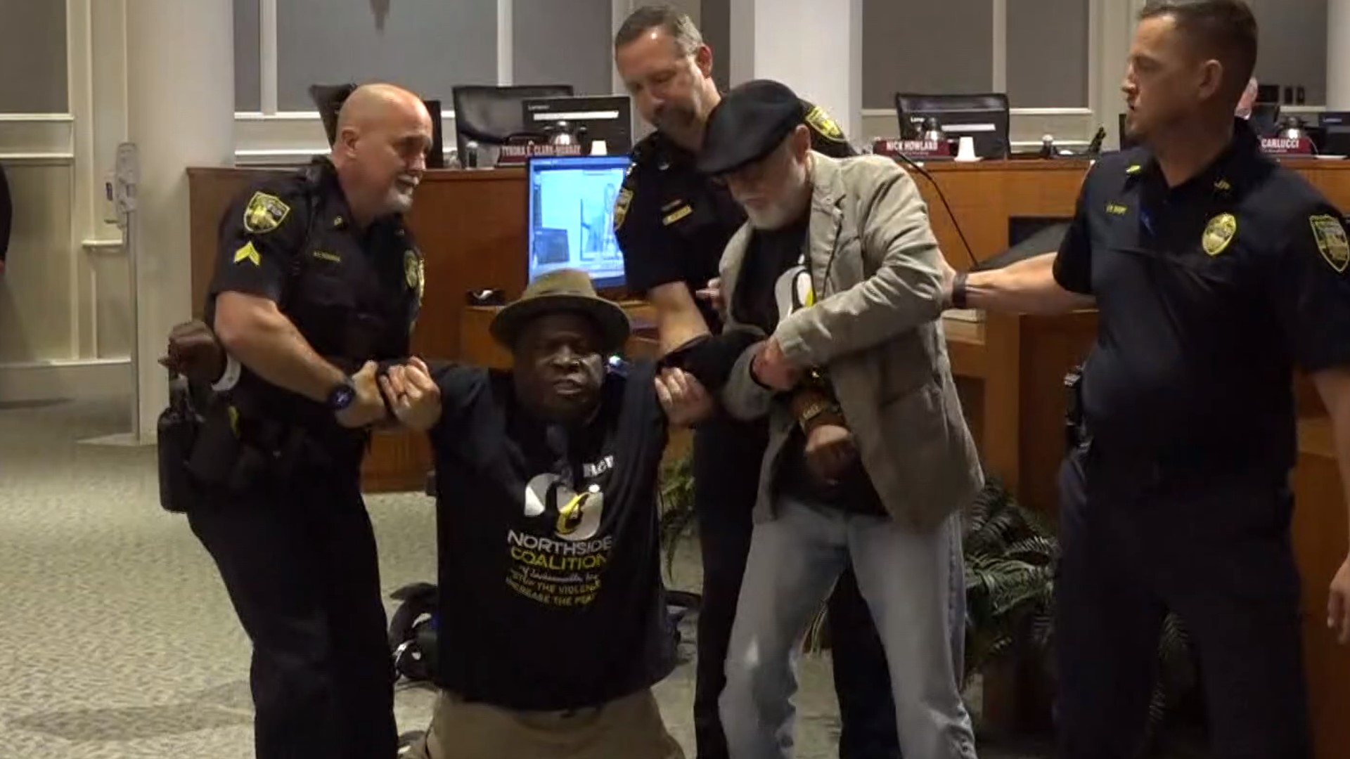 Activist taken into custody during City Council meeting in Jacksonville ...