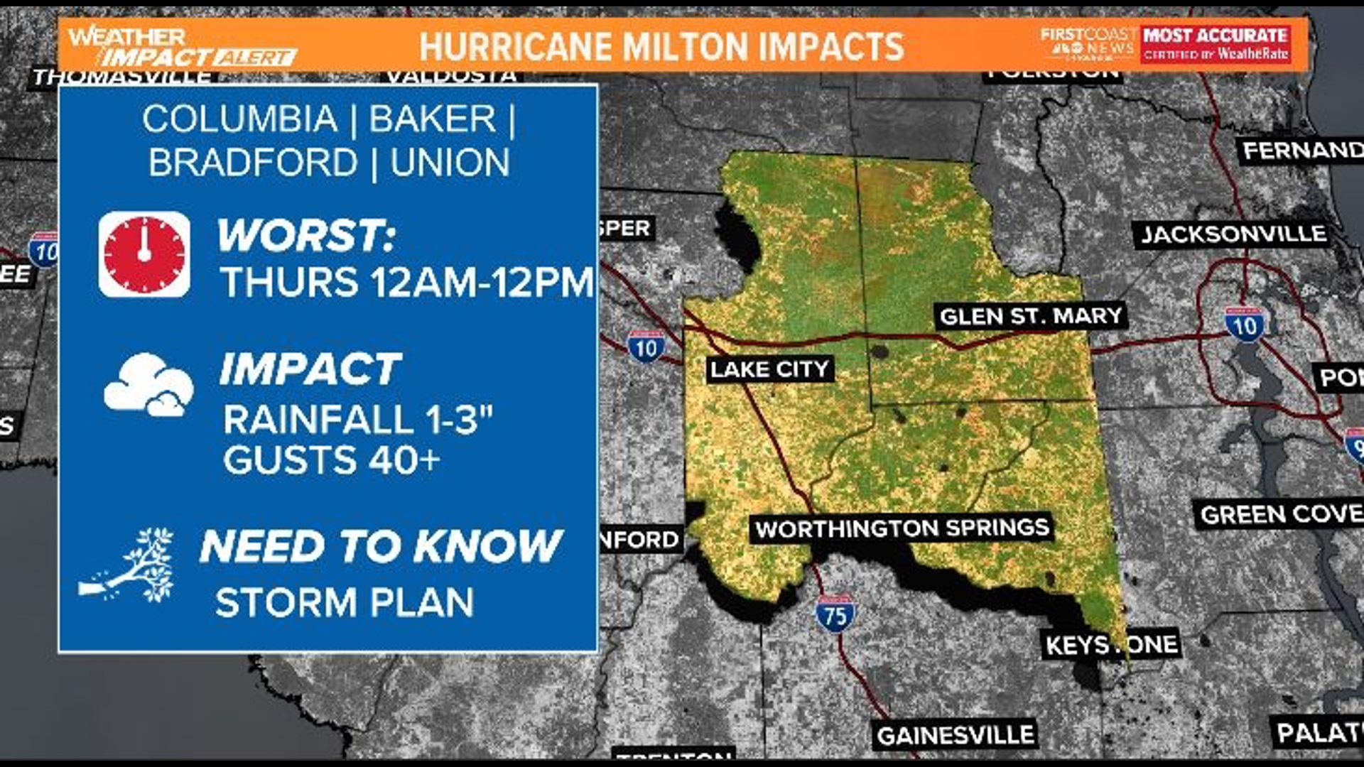 Hurricane Milton impacts in my county | firstcoastnews.com