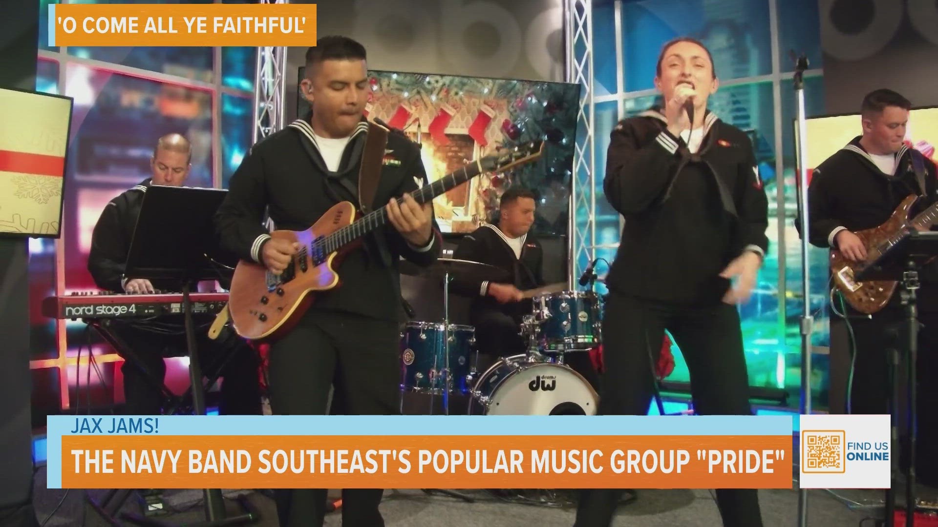 The Navy Band Southeast's Popular Music Group 'Pride' performs on Jax ...