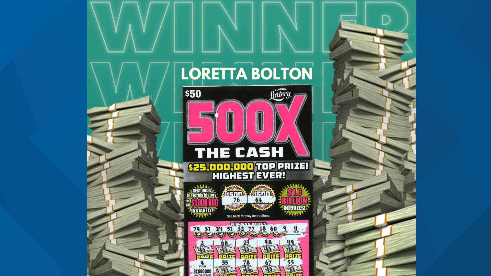 Jacksonville woman wins $1 million scratch-off prize | firstcoastnews.com