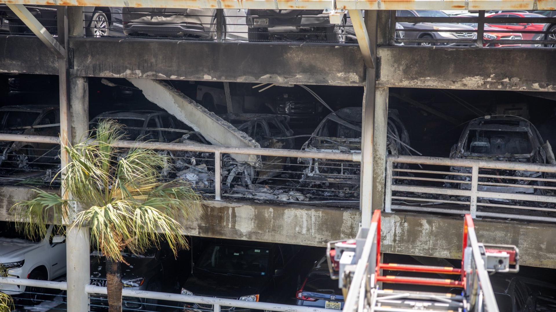 What started JAX airport parking garage fire? | firstcoastnews.com