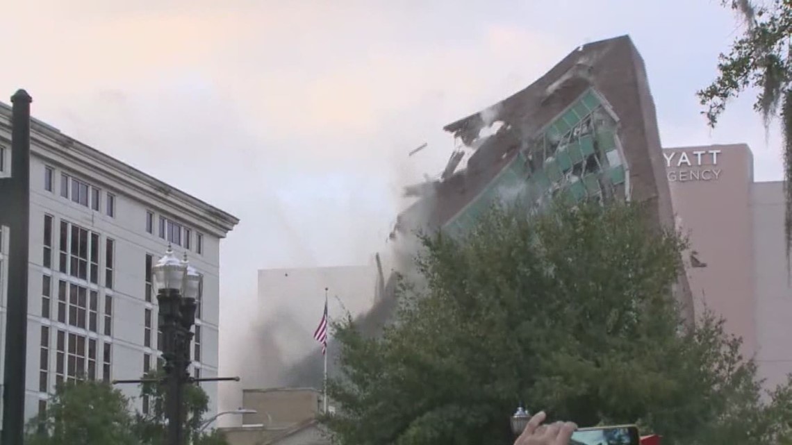 WATCH: Old City Hall Annex building implosion from 4 different angles ...