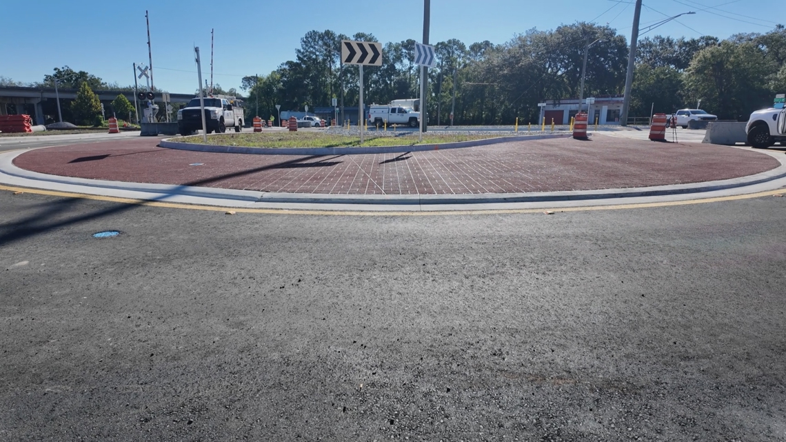Jacksonville unveils new roundabout that will cut drive time in half ...