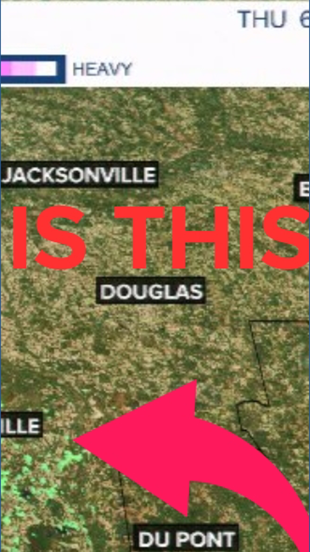 Expanding circles appeared on radar over South Georgia Thursday morning ...