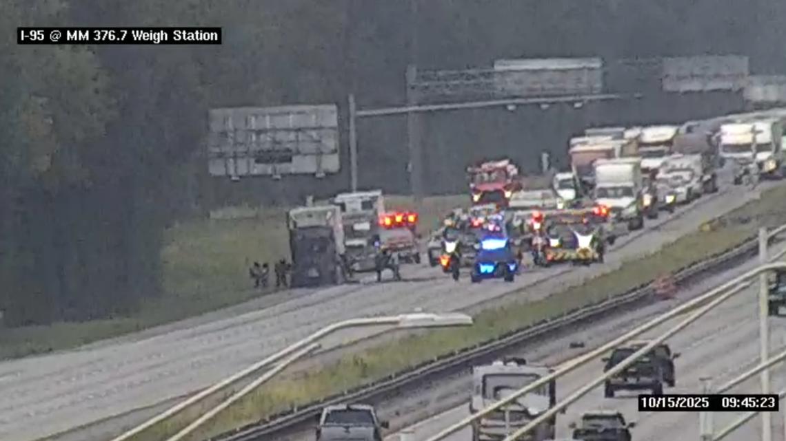 All northbound lanes on I-95 in Yulee reopened after vehicle fire ...