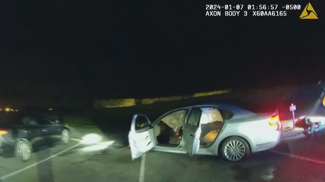 Body camera shows Shannon King and deputies after DUI crash ...