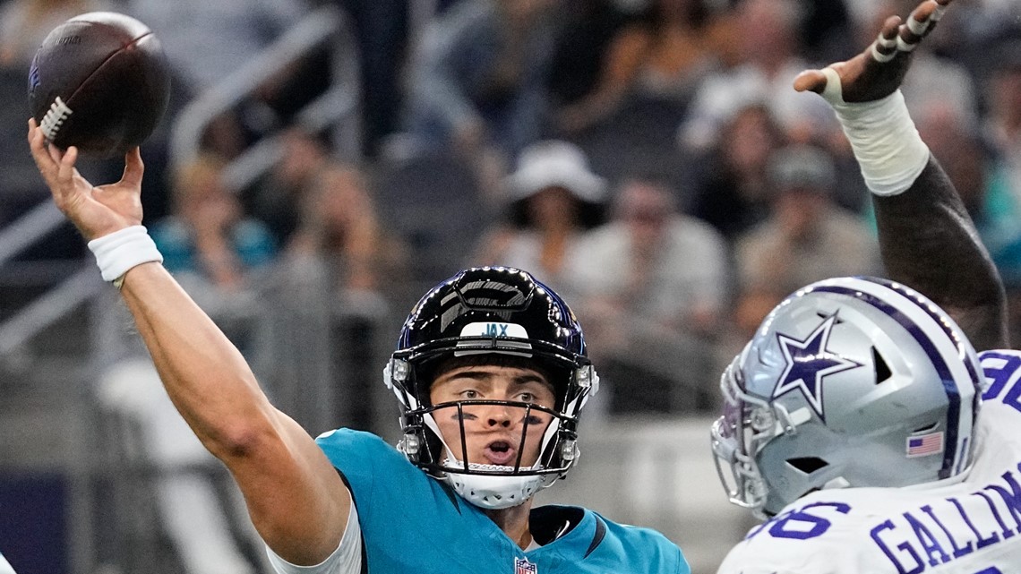 Jaguars' Nathan Rourke and the touchdown pass seen and heard around the ...