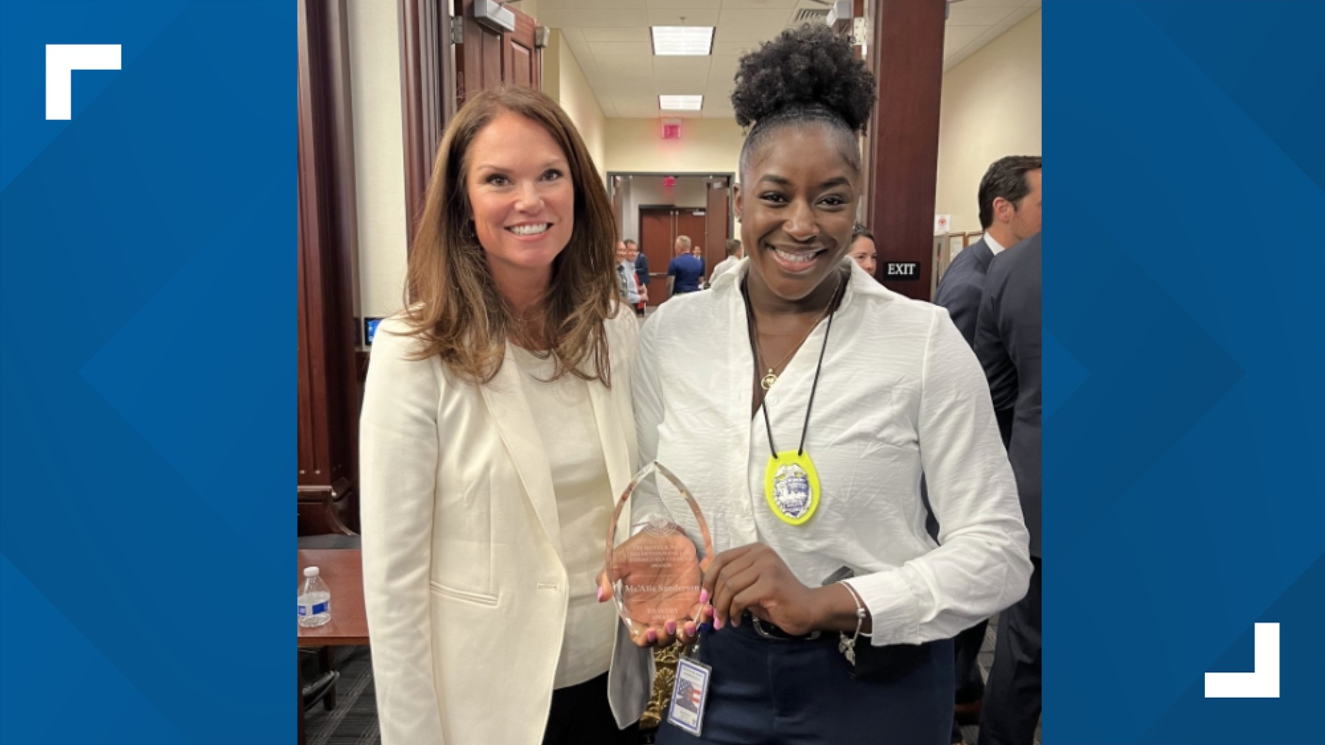 JSO officer who rescued drowning infant despite not knowing how to swim ...