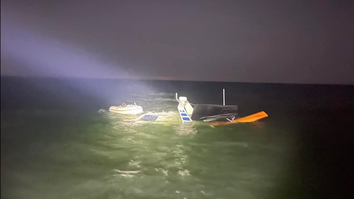 Nassau County man rescued in Atlantic Ocean after boat sinks ...