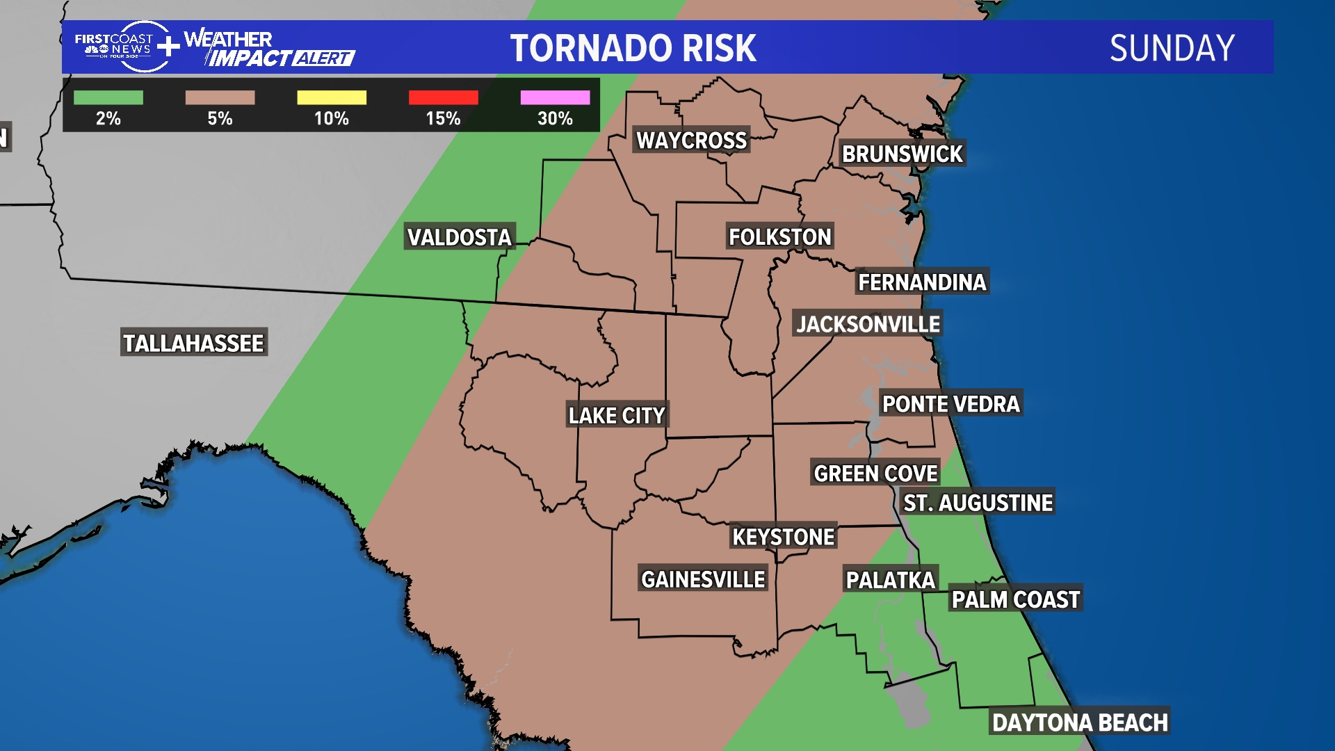 Weather Impact Alert Day for March 16 | firstcoastnews.com