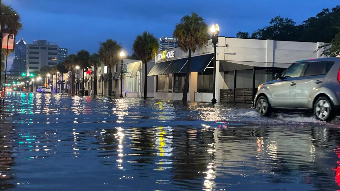 Water reaches business doorways after storms flood San Marco streets ...