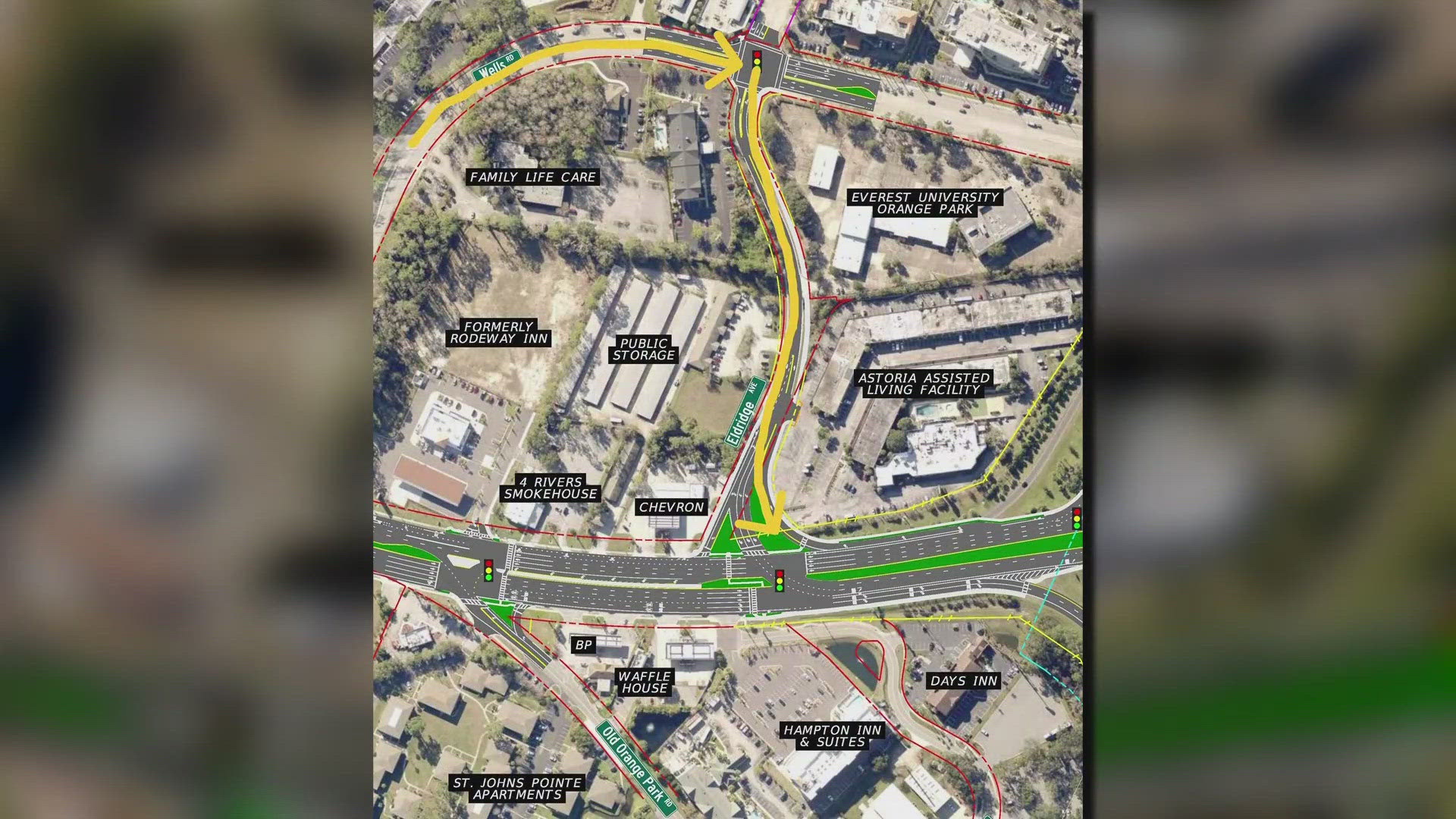 New traffic light added at US 17 and Eldridge Avenue in Orange Park to ...