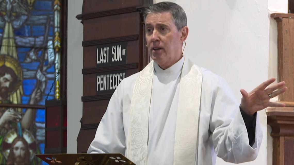 St Augustine priest who was stabbed returns to Trinity Parish ...