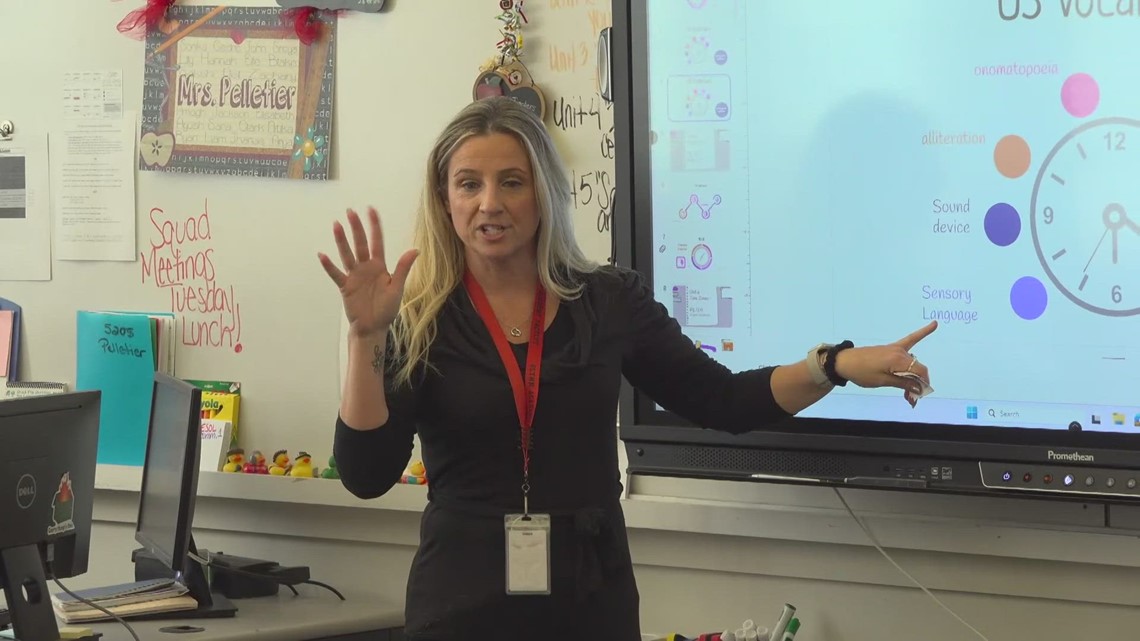 Teacher of the Week: Ms. Stacey Pelletier teaches English to students ...