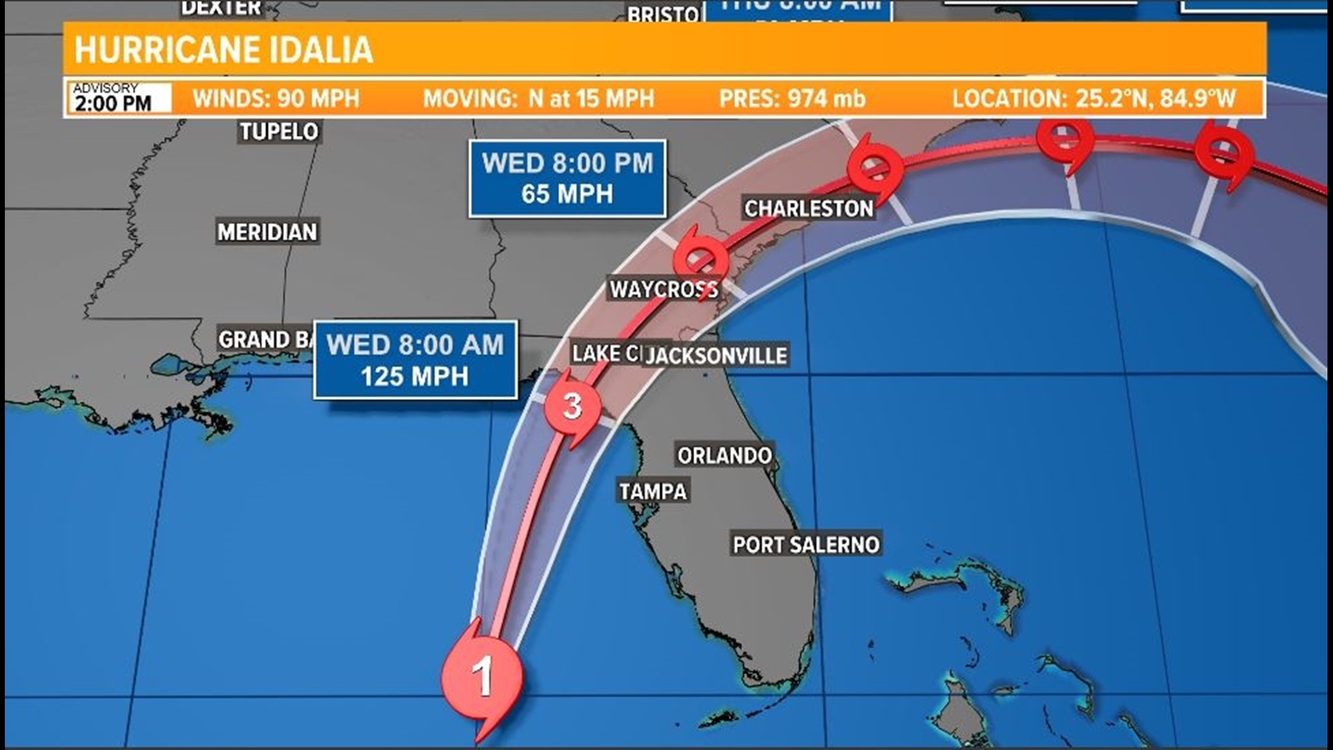 DeSantis, Florida officials give 2 p.m. Hurricane Idalia update ...