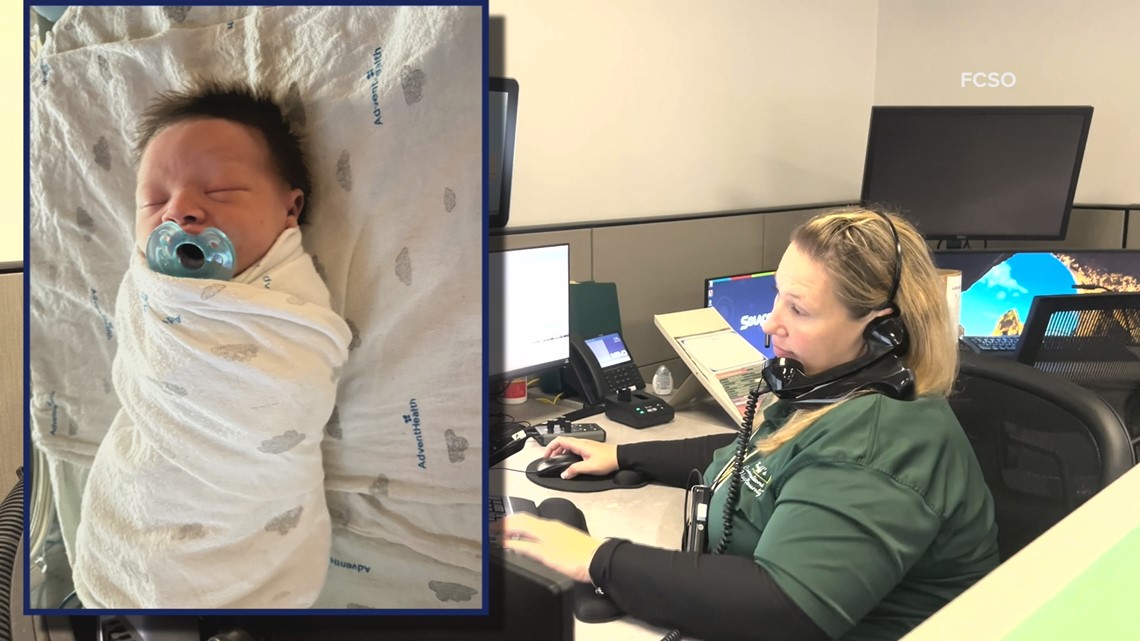 Flagler County 911 dispatcher talks helping couple deliver baby ...