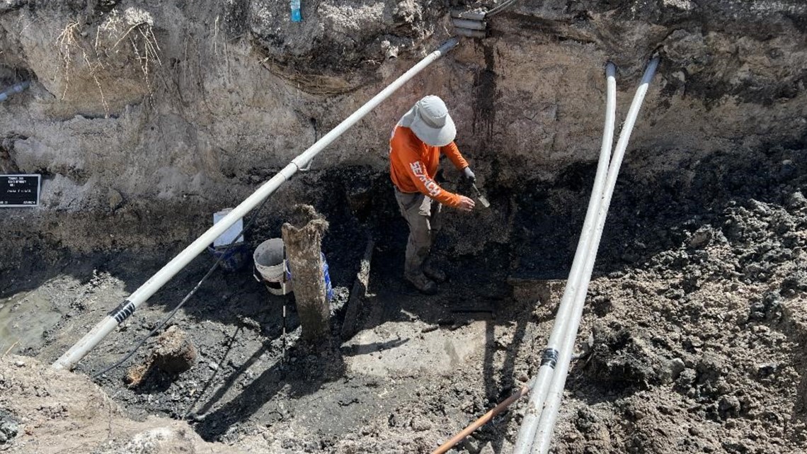 FDOT finds piece of 19th century ship in Downtown St. Augustine ...