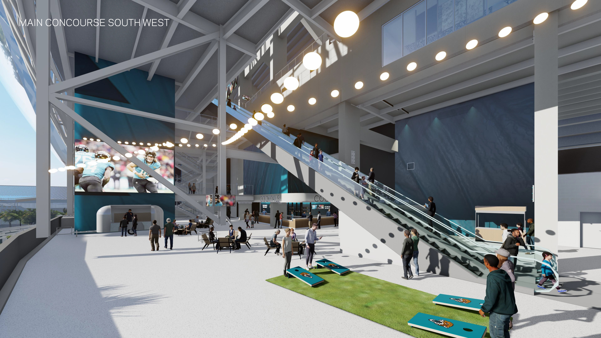 Jacksonville unveils new staircase at EverBank amid renovations ...