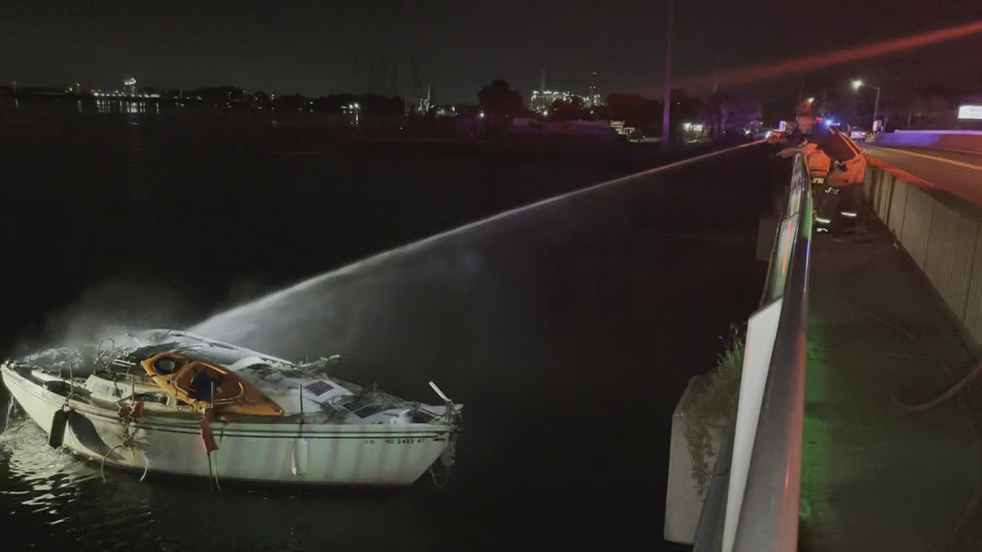 One person hospitalized after boat fire breaks out near Blount Island ...