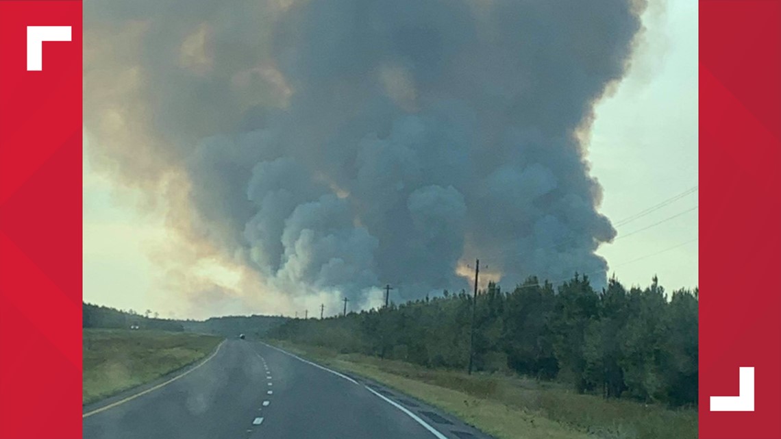 150-acre wildfire burning in Ware County, Georgia | firstcoastnews.com